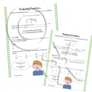 Stutelage Innovations :: Reducing Fractions Guided Notes Sheet